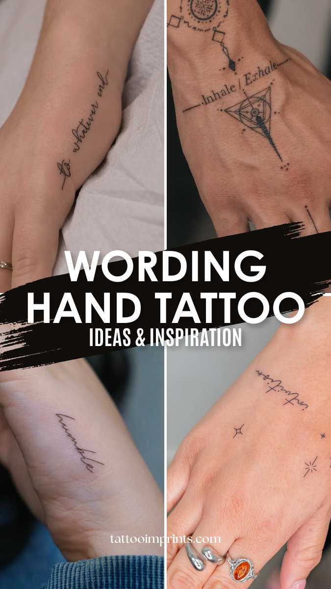 100 Hand Tattoo Design Ideas for Every Style - Tattoo Imprints