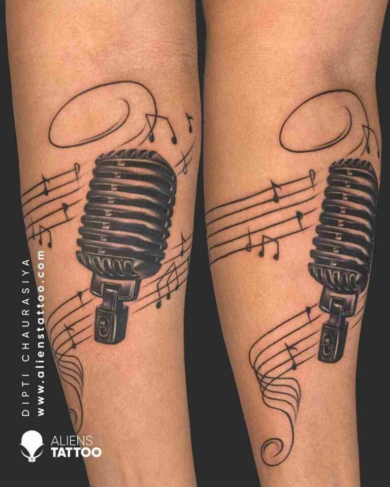 85 Stunning Music Notes Tattoo for Melodic Ink - Tattoo Imprints