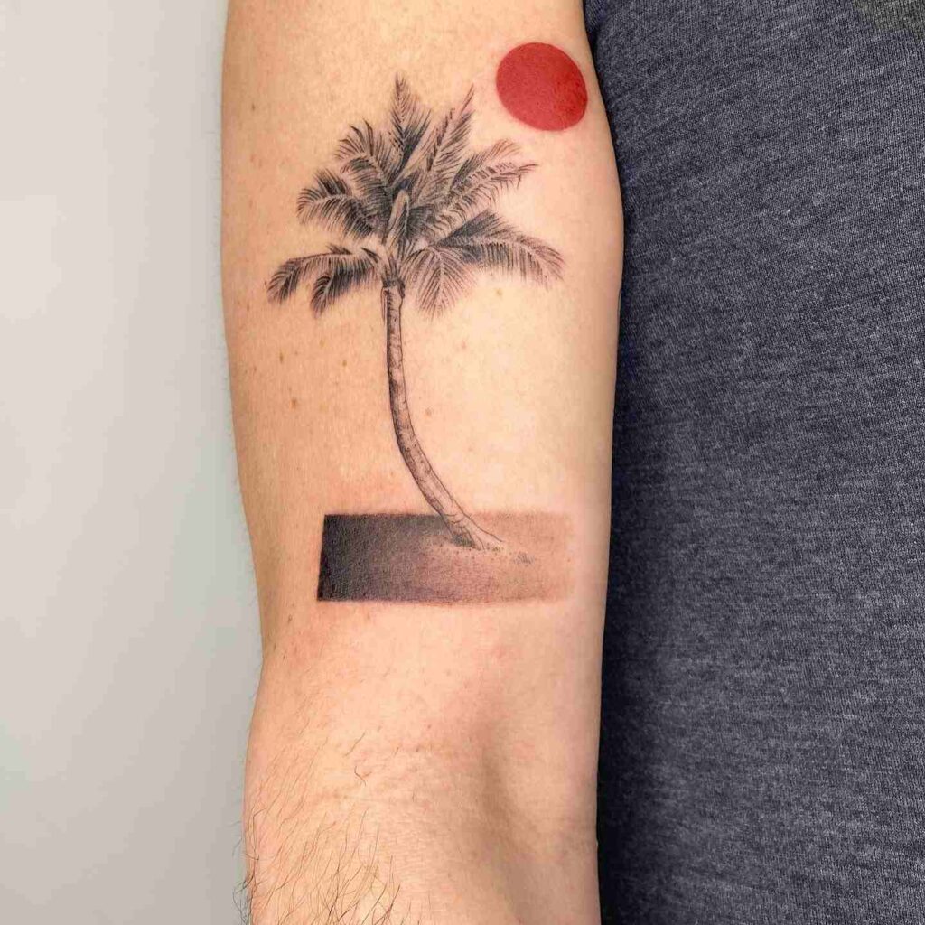 25 Refreshing Palm Tree Tattoo Ideas for Calming Beachy Vibe - Tattoo ...