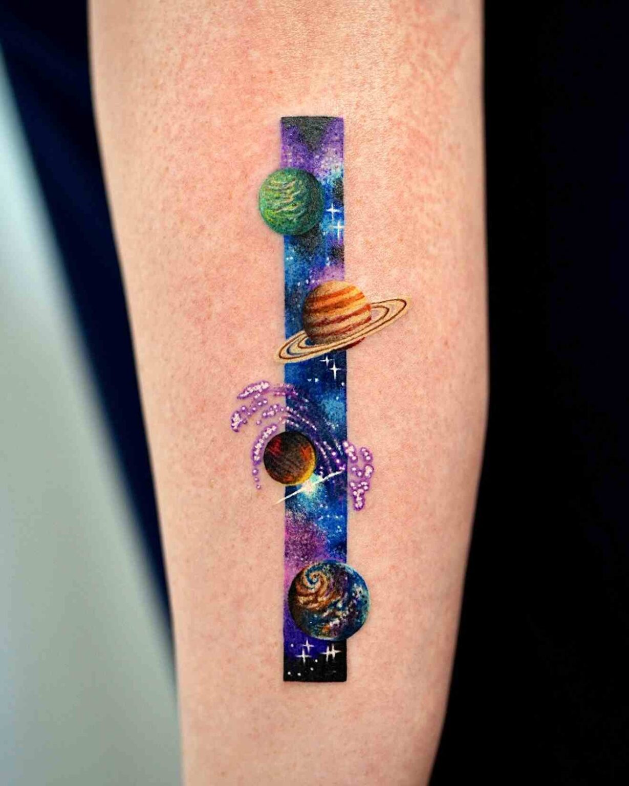 45 Space Tattoo Designs That Take You on an Interstellar Journey ...