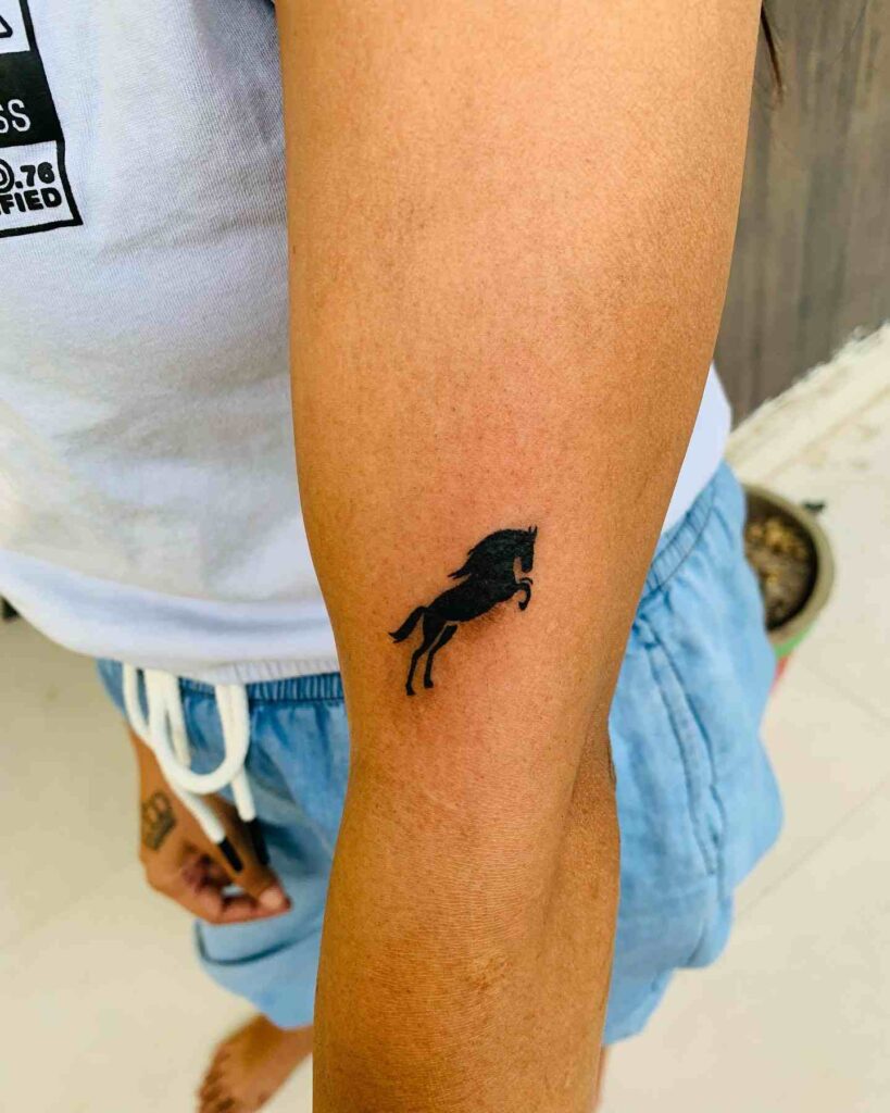 90+ Horse Tattoo Design Ideas & Inspiration : Running, Small ...