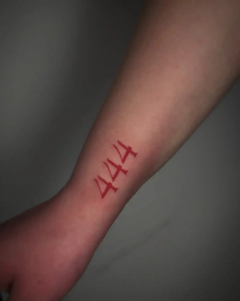 28 Stunning Angel Number 444 Tattoo Ideas You’ll Wish You’d Seen Sooner ...