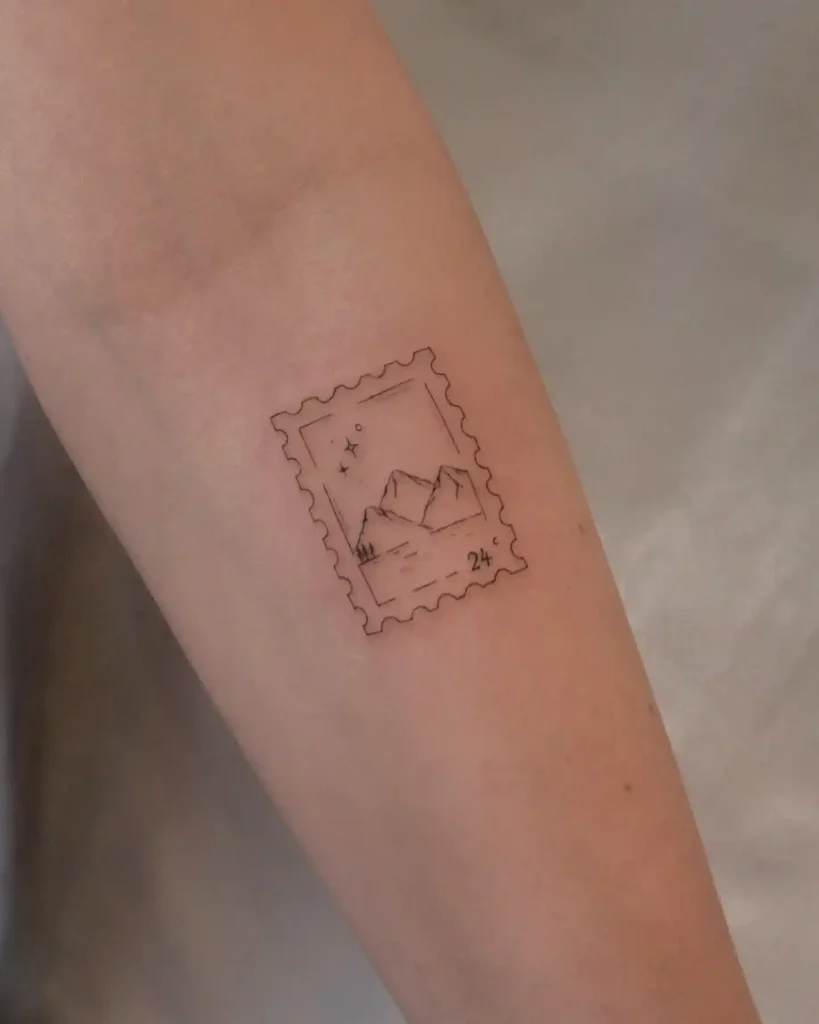 35+ Irresistible Stamp Tattoo Ideas for Wanderlusts - Tattoo Imprints