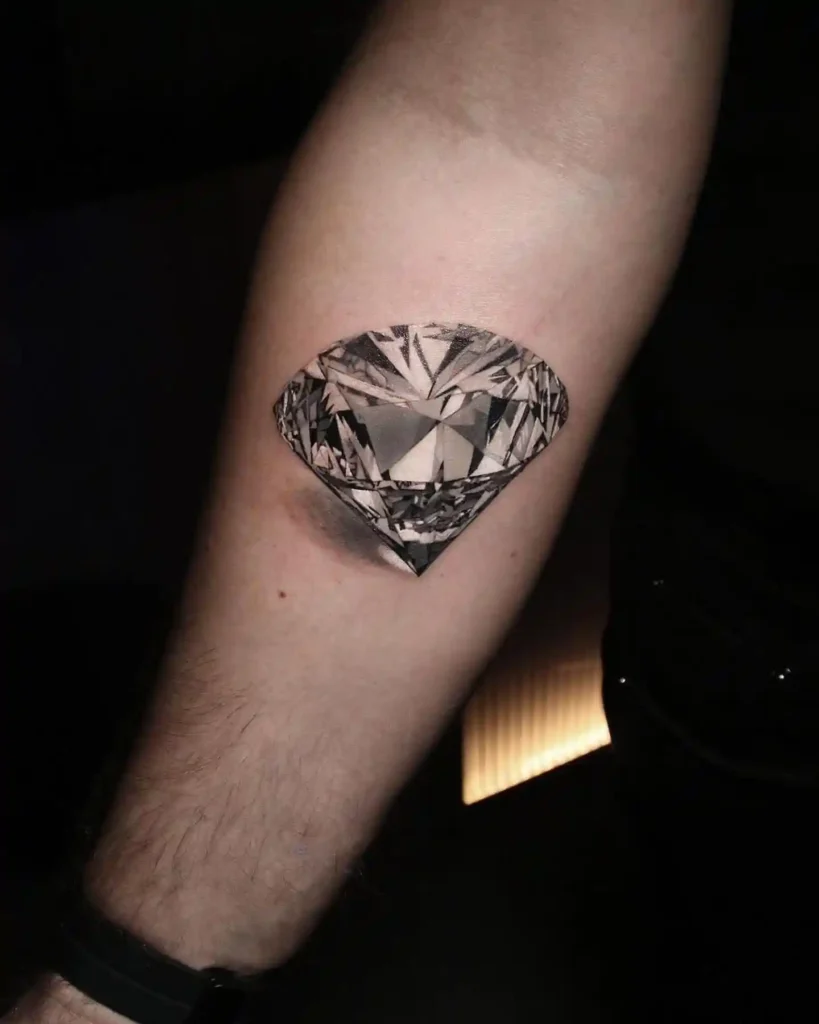 27 Stunning Diamond Tattoo Ideas That Will Make You Shine (2025 Edition ...